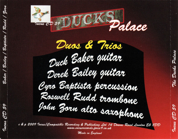 BAKER, DUCK - The Ducks Palace – fusetron